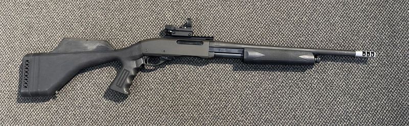 Used Remington 7600 Police Pump Action With Extra Mags And Red Dot / SN ...
