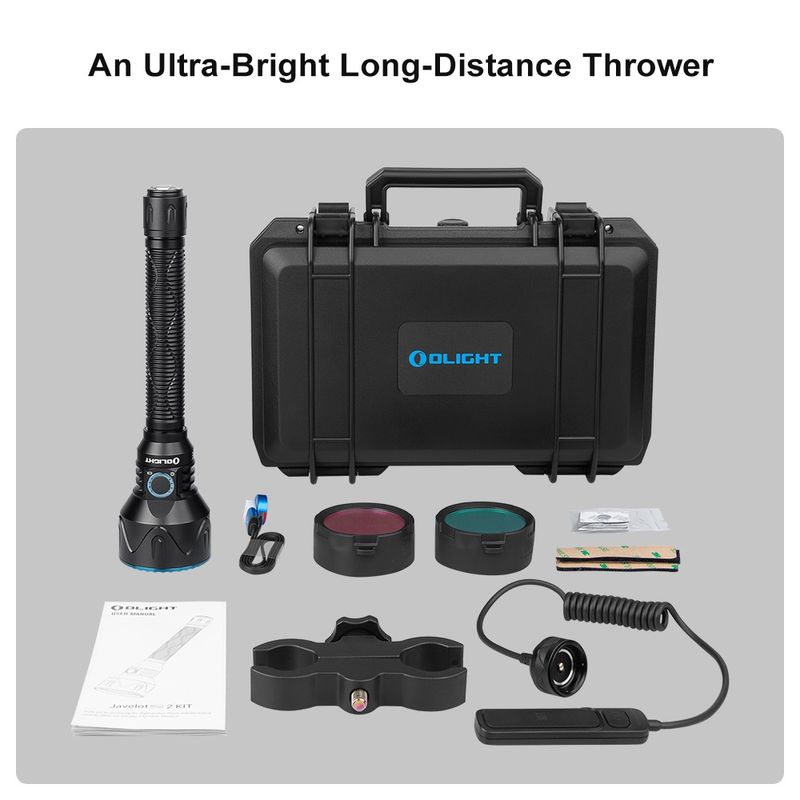 Olight Javelot Pro 2 Kit Rechargeable 2500 Lumen Hunting Kit
