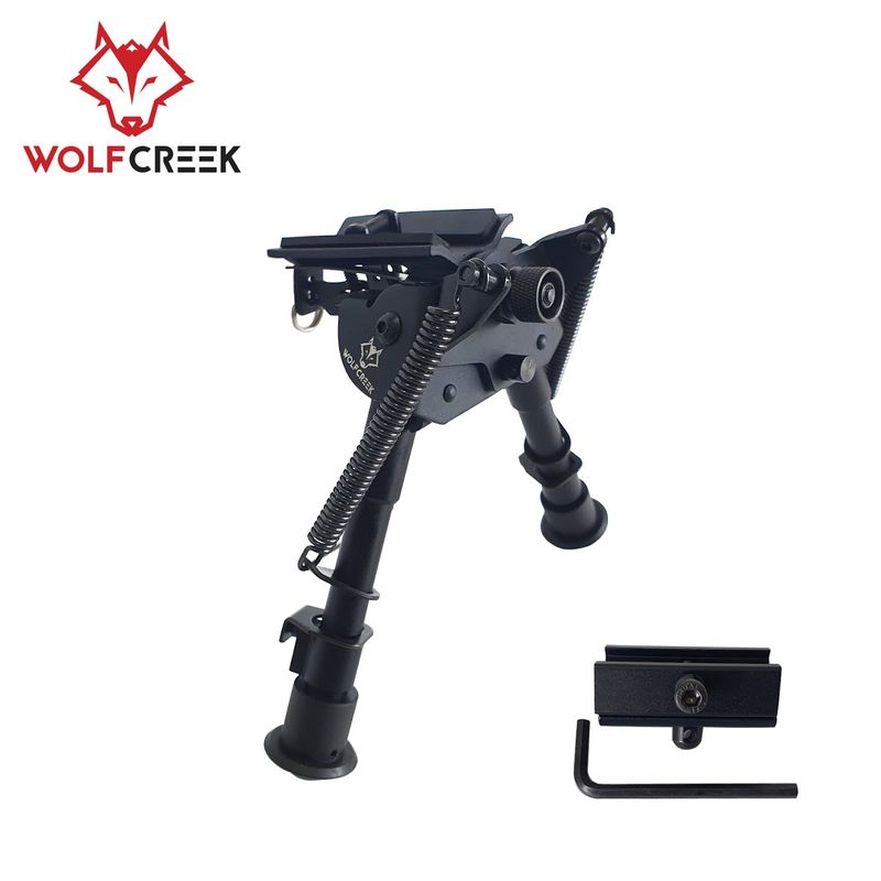 Wolf Creek Quick Draw Swivel Bipod 6-9"