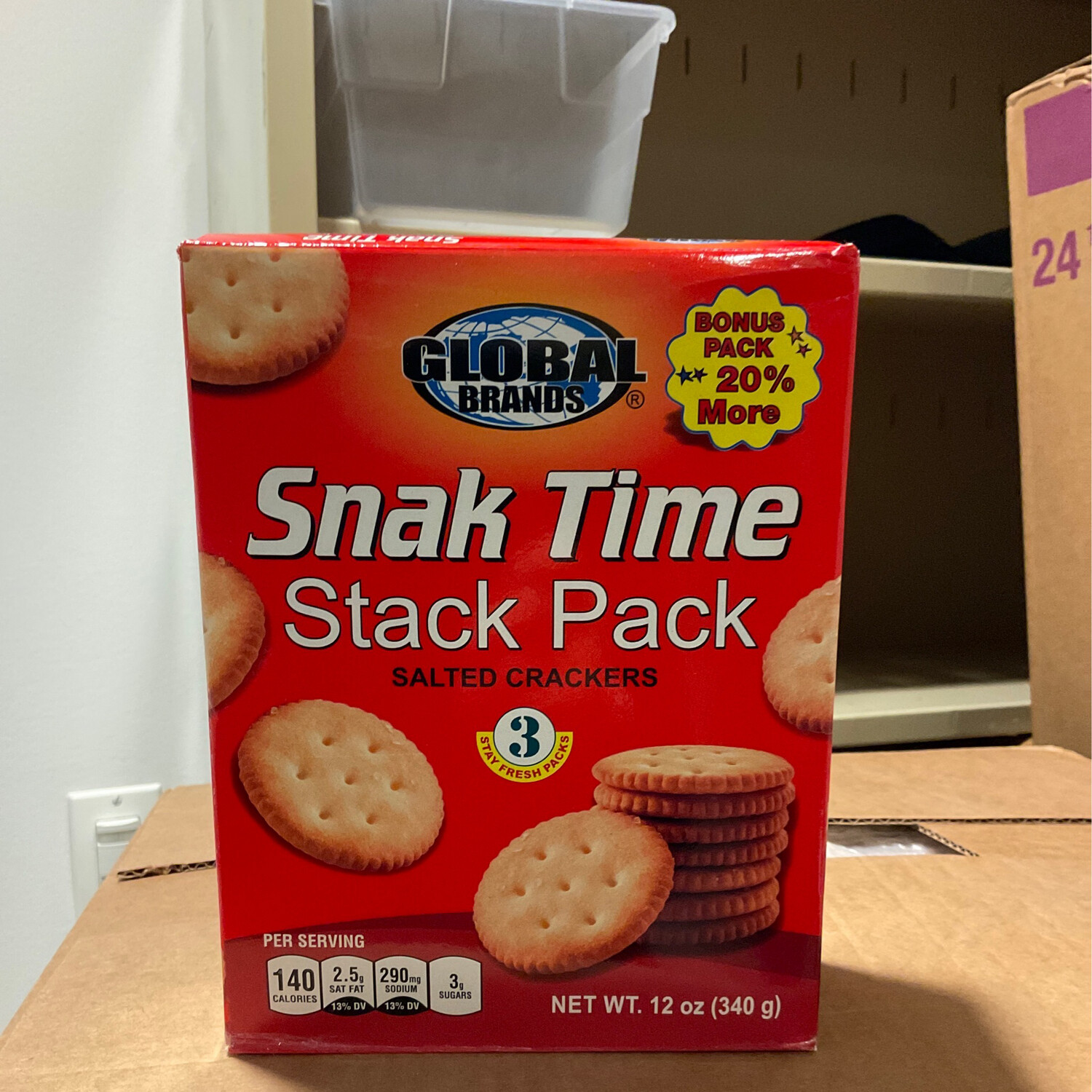 Snak Time Stack Pack Crackers