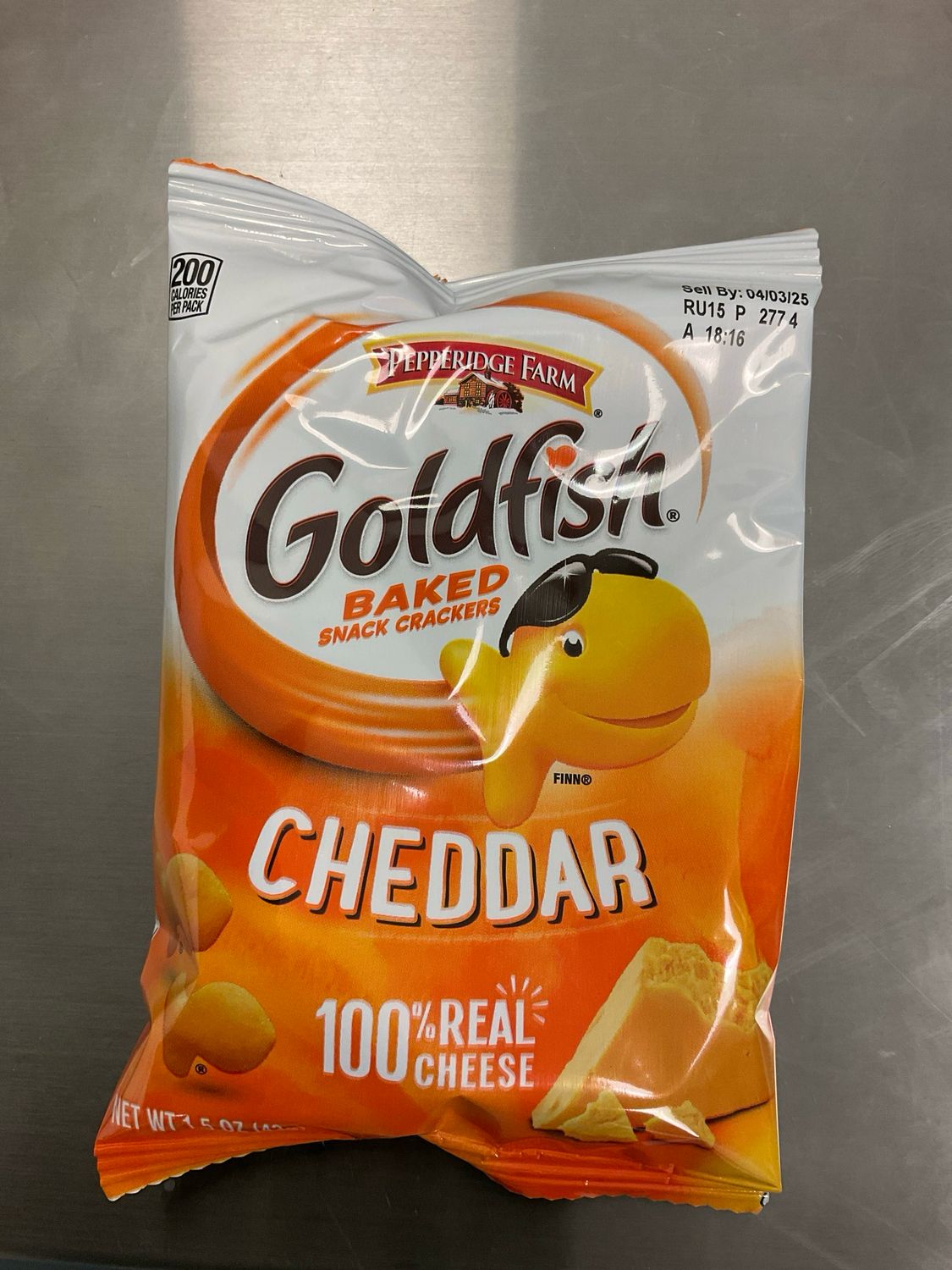 Goldfish Baked Snack Crackers, Chedder