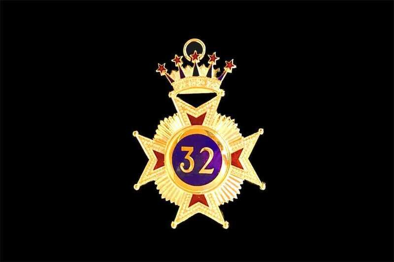 Rose Croix 32nd degree Star Jewel