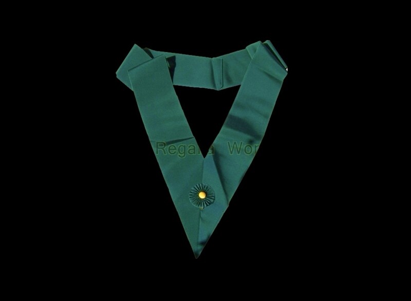ROS Royal Order of Scotland Cordon Sash - Green