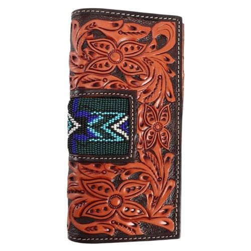 FORT WORTH RODEO WALLET BLUE AZTEC
