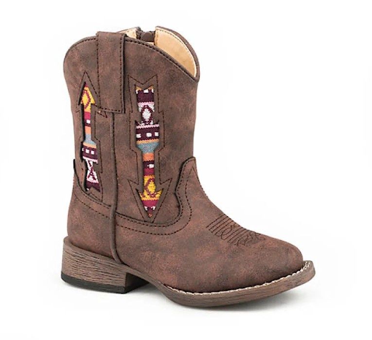 ROPER DOUBLE ARROWS BROWN BOOT