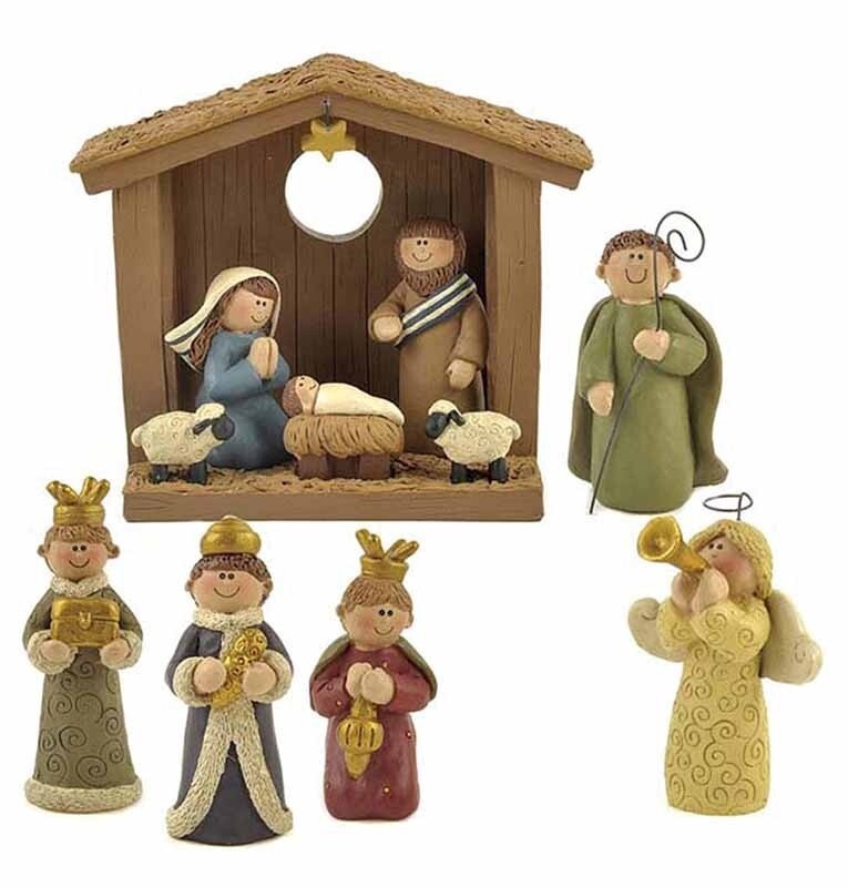 6 Piece Nativity Set