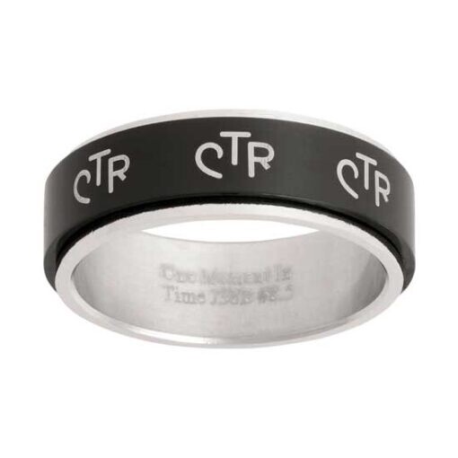 CTR Spinner Ring Black Stainless Steel