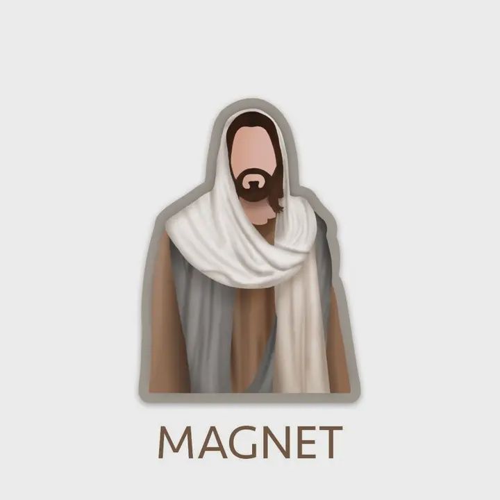 Jesus Christ Magnet, Jesus Magnet, Christian Magnet