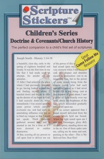 Scripture Stickers - Children's D&C / Church History