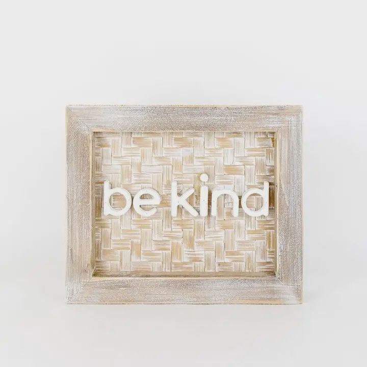 Be Kind 3D Wooden Sign