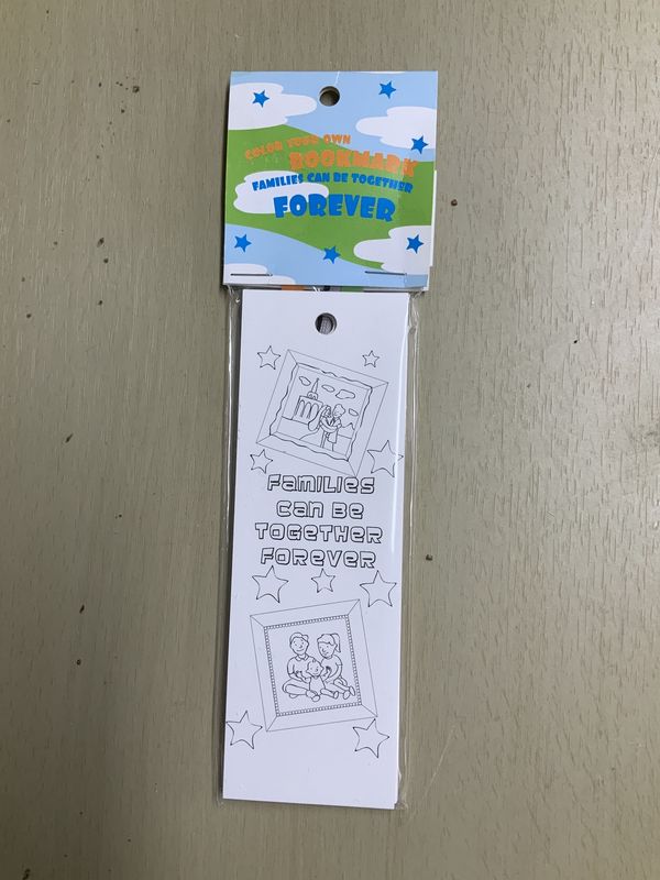 Colour Your Own Bookmark