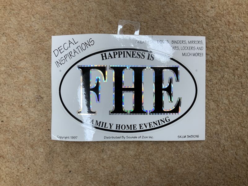 Happiness is decal sticker
