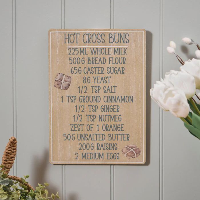 Hot Cross Buns Sign
