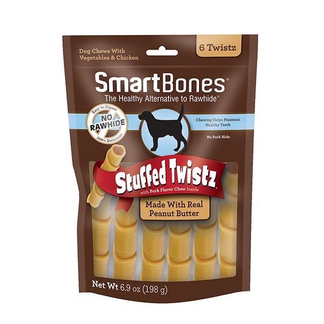 SB PB Stuffed Twist Stick 6pk
