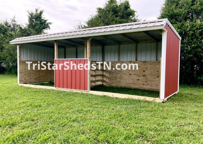 10x24x8 Two Stall Horse Barn