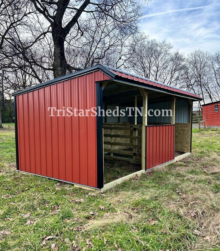 10x24x8 Two Stall Horse Barn