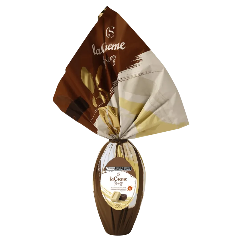 Cacau Show La Creme Mezzo Ovo de Pascoa -200g