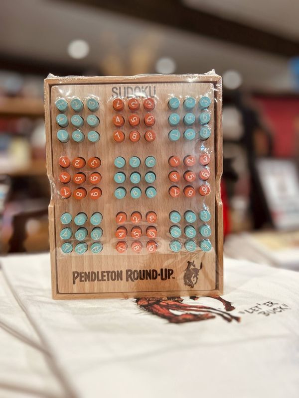 Pendleton Round-Up Teak Sudoku Puzzle