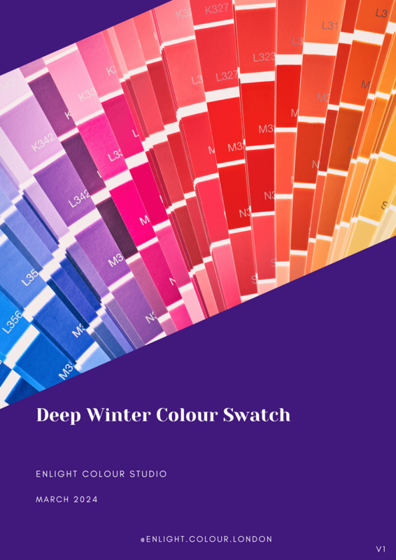 Deep Winter Digital Colour Swatch