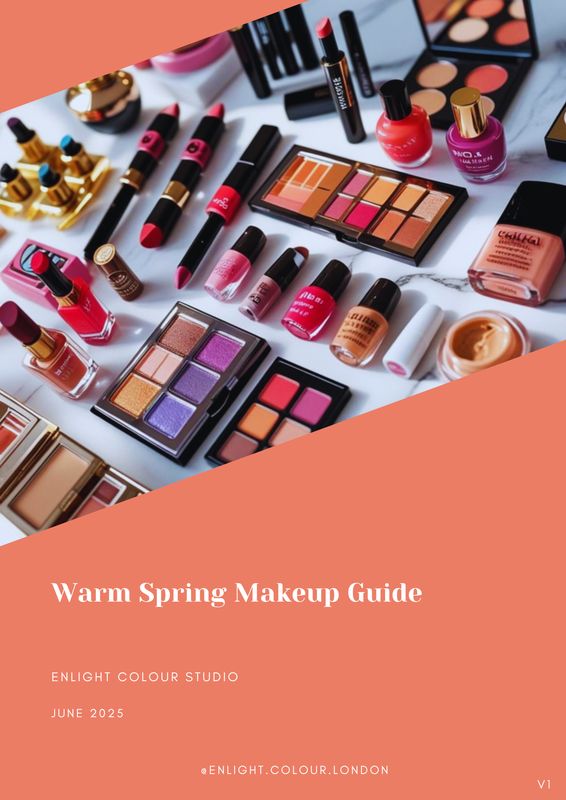 True/Warm Spring Digital Makeup Swatch