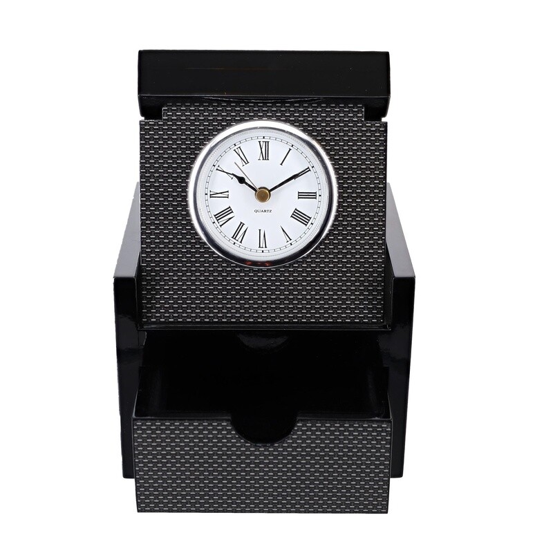 Carbon Fiber Box with Clock