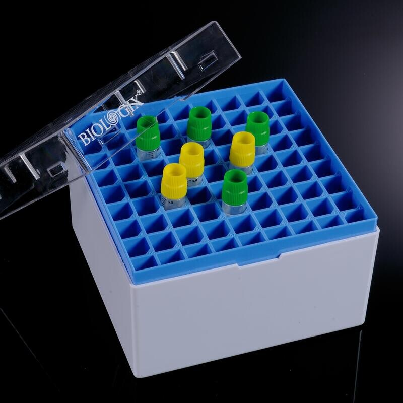 CryoKING PC Cryogenic Boxes-Assorted (3.75in. 81-Well), Case of 20