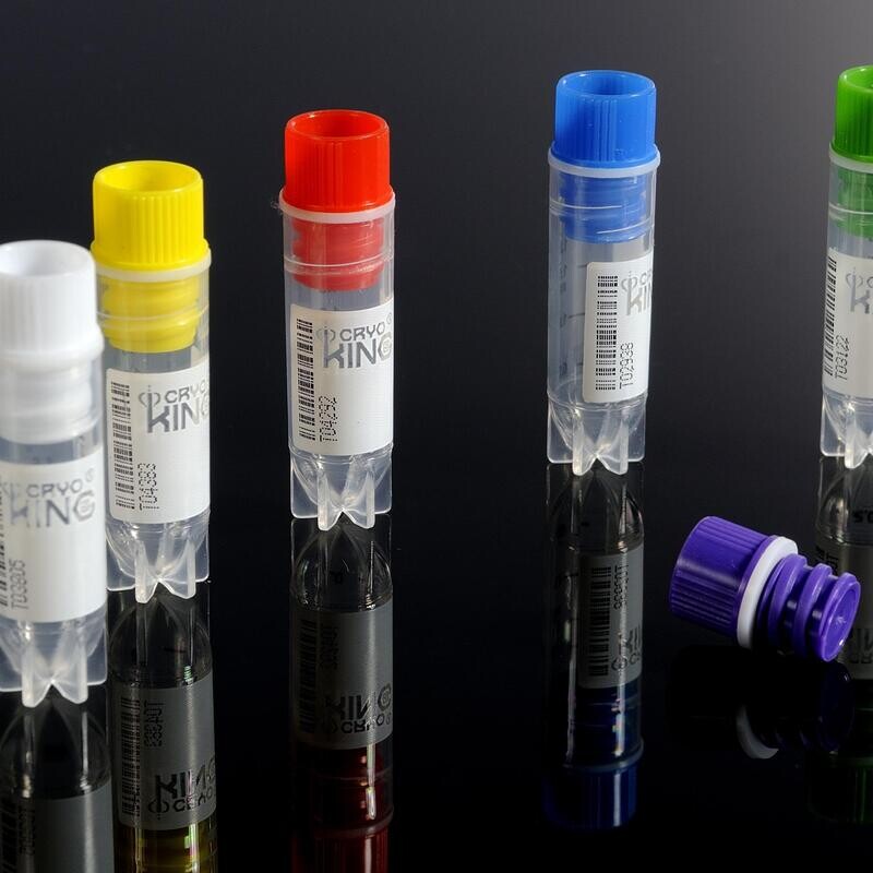 Biologix® Cryogenic Vials-2.0ml Side Barcode, Internal Thread, 25/ Bag ...