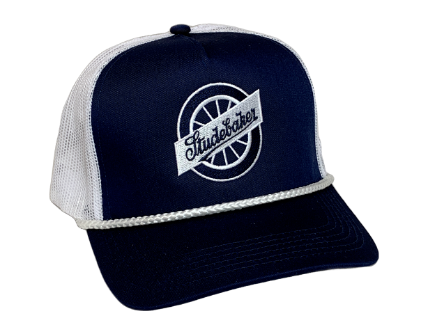 NAVY/WHITE WHEEL LOGO HAT