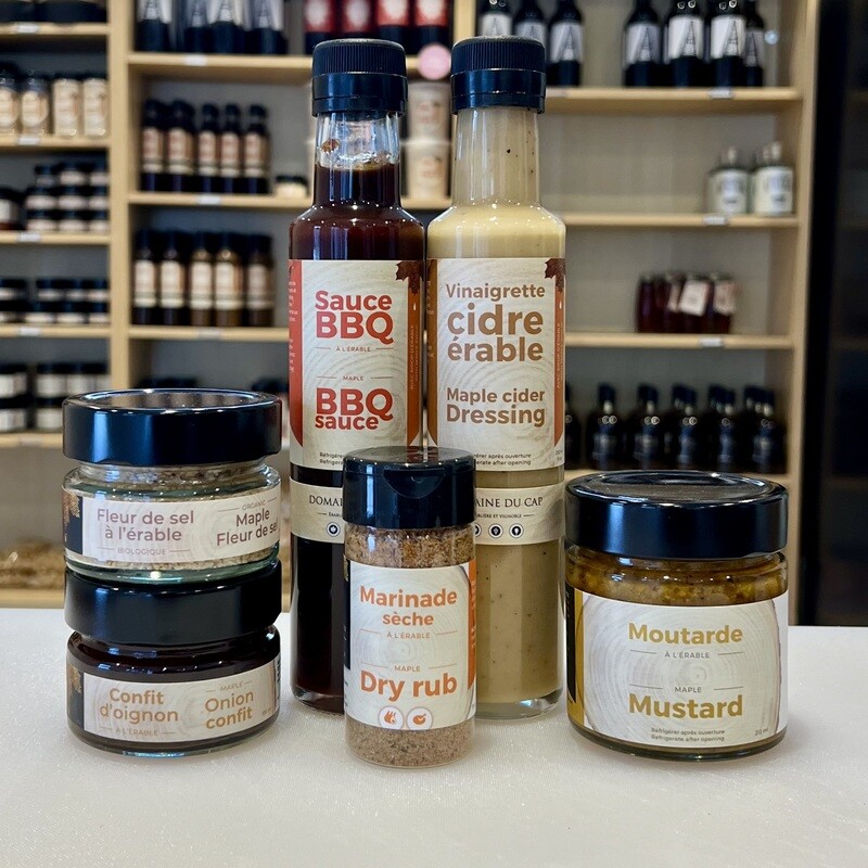 Condiments, sauces et épices à l'érable - Sacré-Coeur