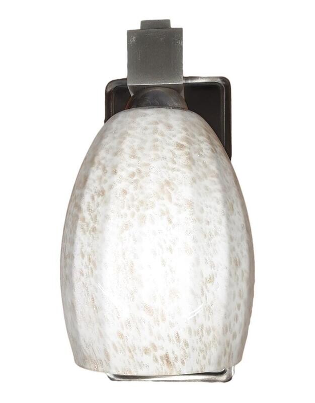 Satin Nickel Shimmer RV Sidewall Wall Sconce Light (E110265)