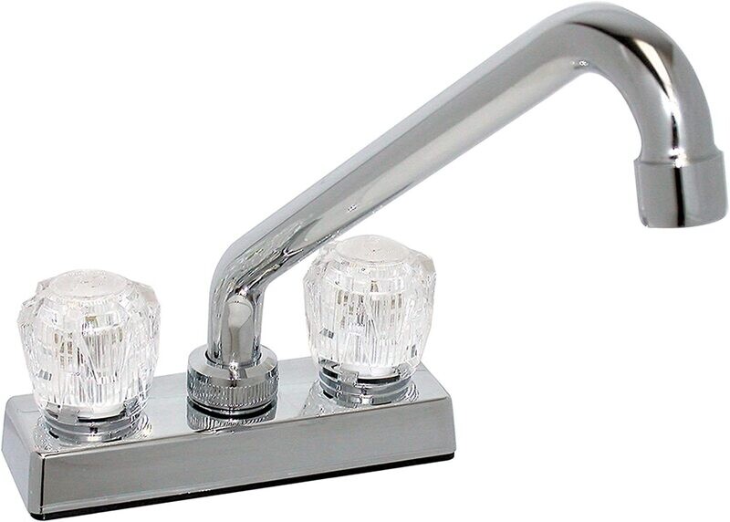 4" Hi-Rise Kitchen Ledge Mount Faucet Chrome (PF211304)