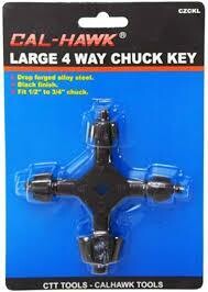 Large 4 Way Chuck Key CZCKL