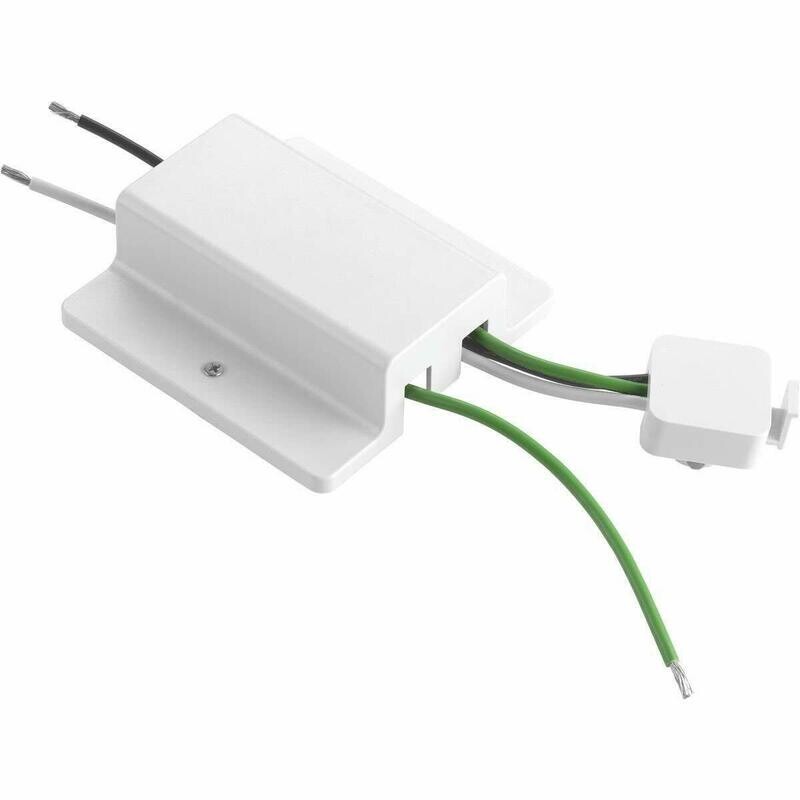 Floating Canopy Track Light with White Finish