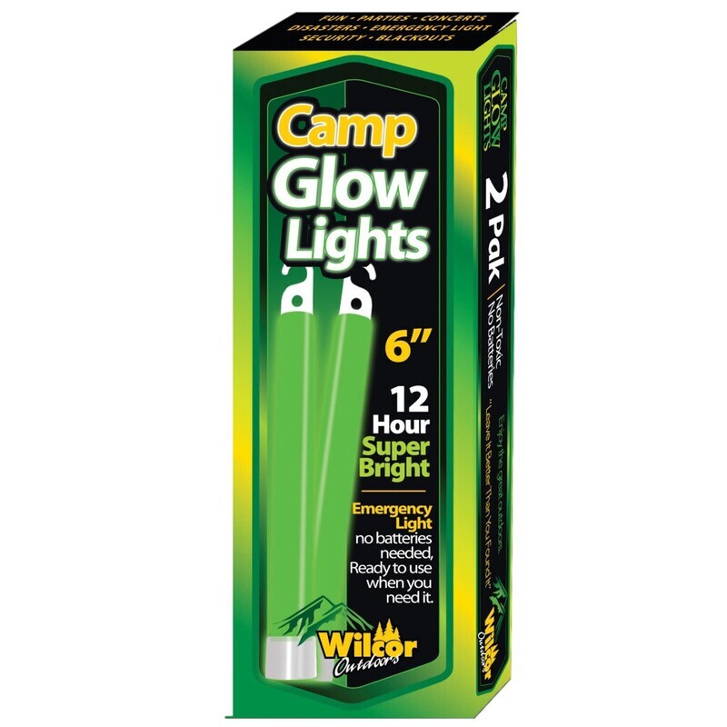 6" Camp Glow Lights 2pk