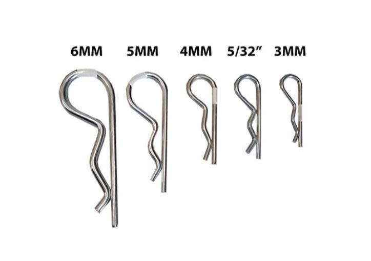4MM Hair Pins / R Clip Cotter
