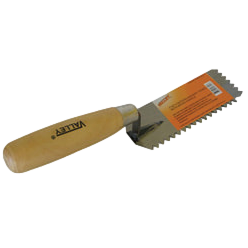 2" x 5" V-Notch Margin Trowel