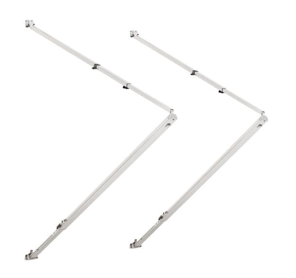 Universal Manual Awning Arm Set - Tall White 9108694384