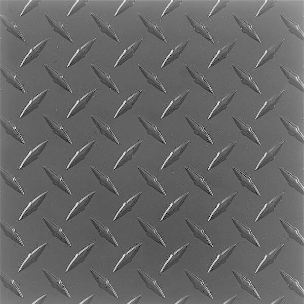 10 Sheets of 48" x 96" ATP Diamond Plate Aluminum Sheet Metal .025" - Black