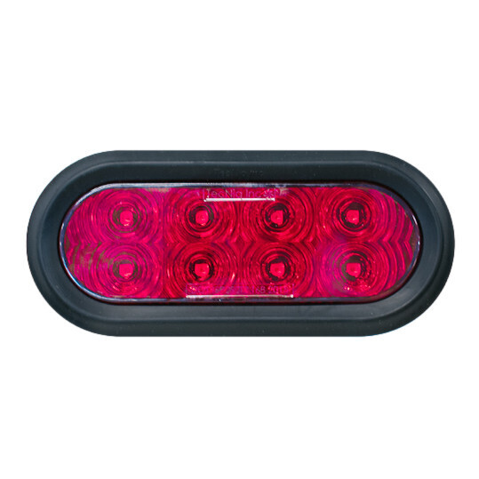 6" Oval High Visibility Grommet Mount STT Tri-Pole Connector - (T68 ...