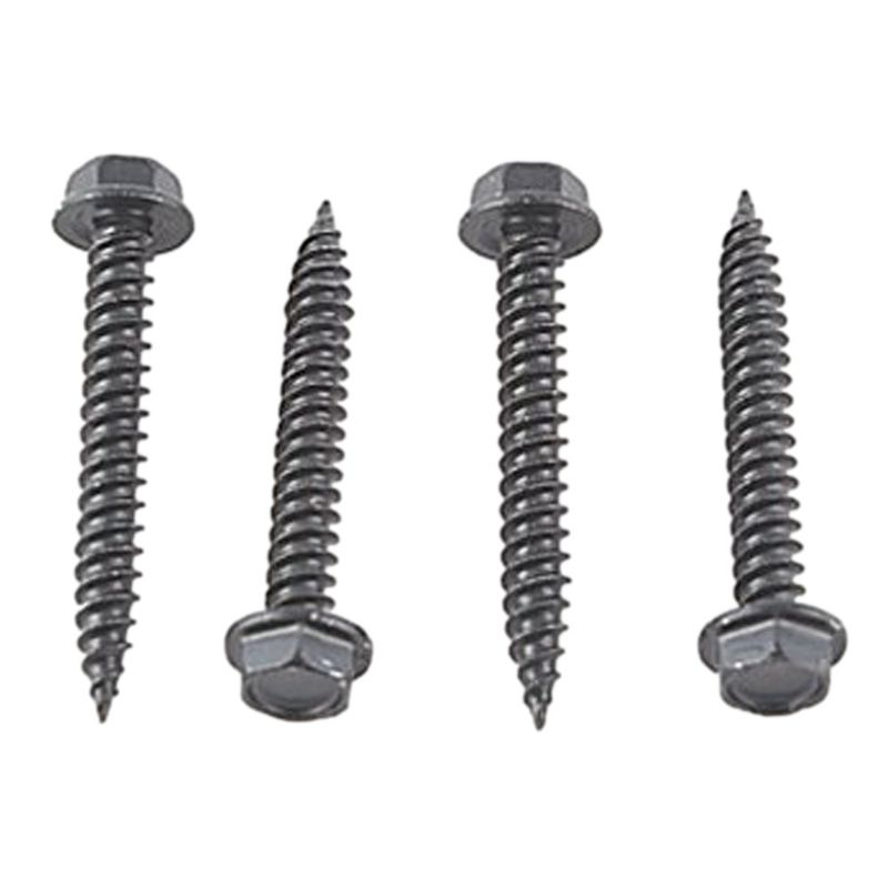 8 X 2 Black #8 Hex Washer Head Screw 50PC (012-TR50BL 8 X 2)