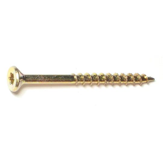 #8 x 2" Zinc Star Drive Interior Nibs Bugle Head Wood Screws (24103)