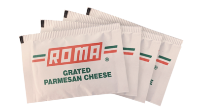 Utensils, Parm & Crushed Red Pepper