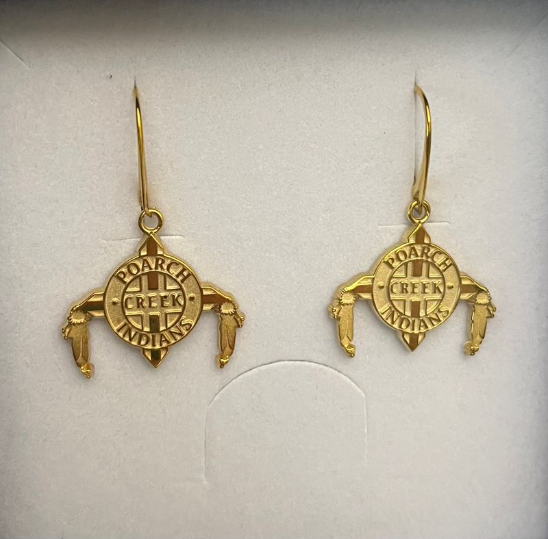 Poarch Creek Logo Earrings