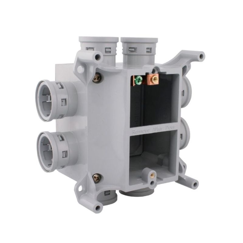 SLB-18105 CONCRETE WALL BOX WITH 3/4IN HUB X8 38CU. IN