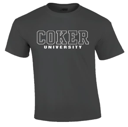 Charcoal Clear Logo "Coker University" (SP-5140)