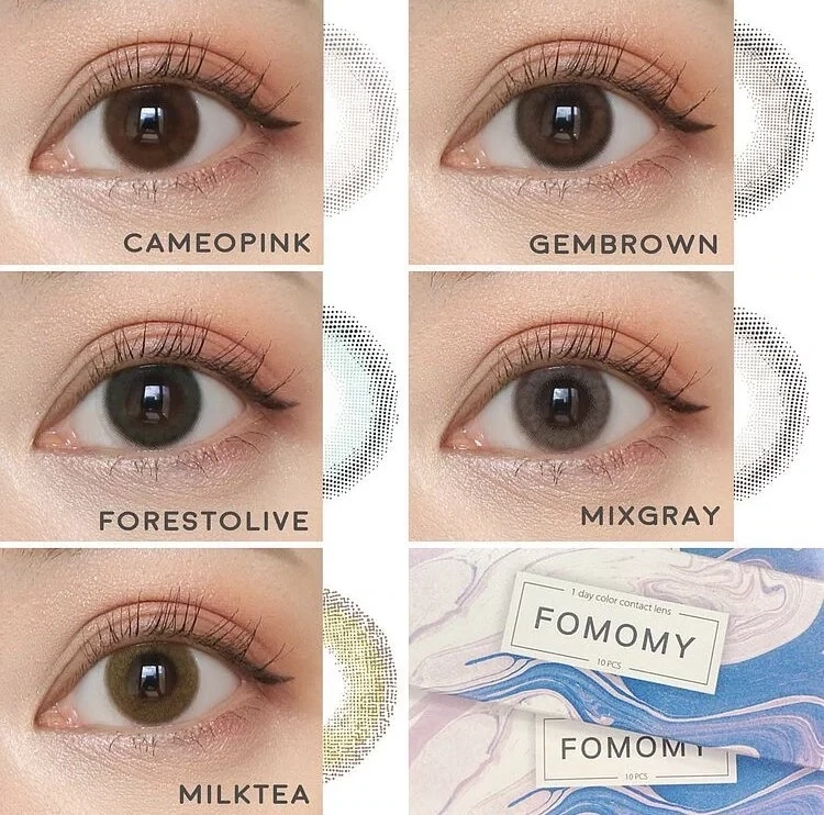 Fomomy 1 Day Color Contact Lens (10 pc)