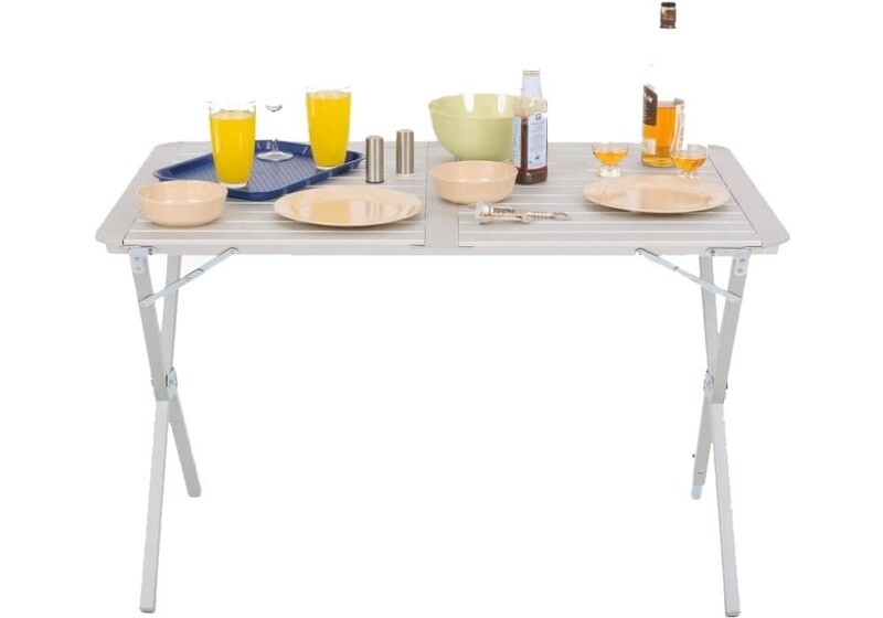 Highlander Aluminium Slat Folding Table Large