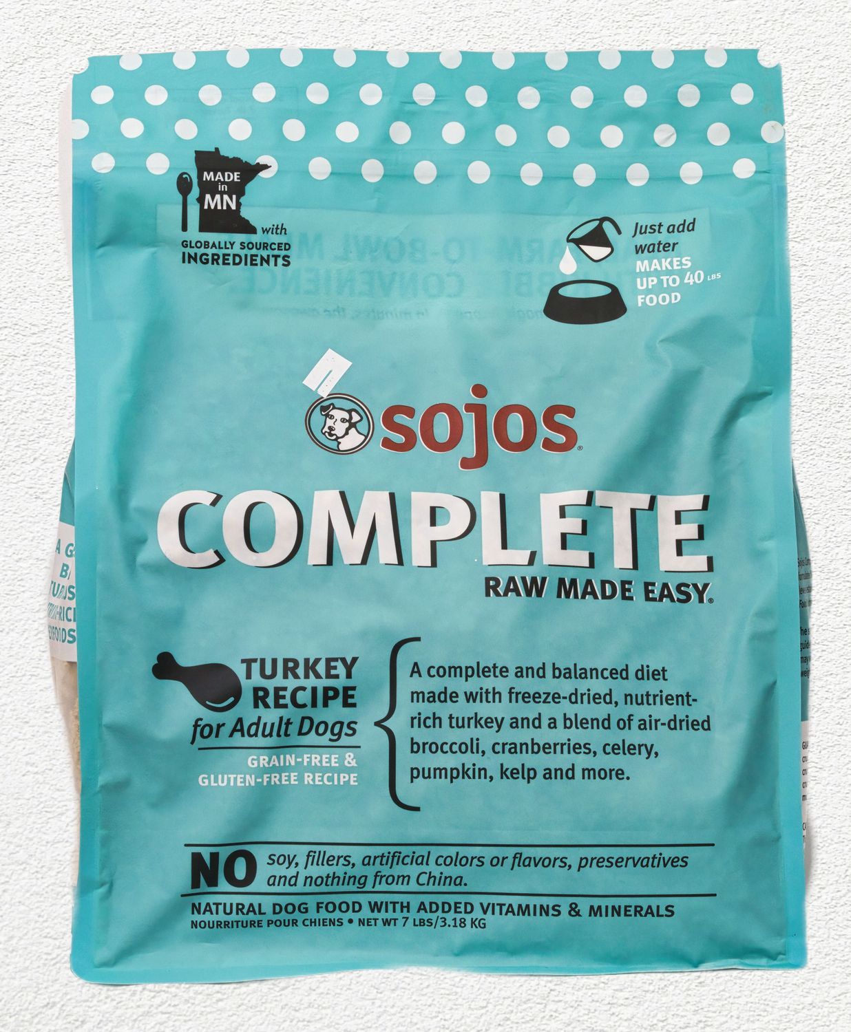 SOJOS FOOD DOG ADULT COMPLETE TURKEY 7 – LB – Store – Neighborhood Feed