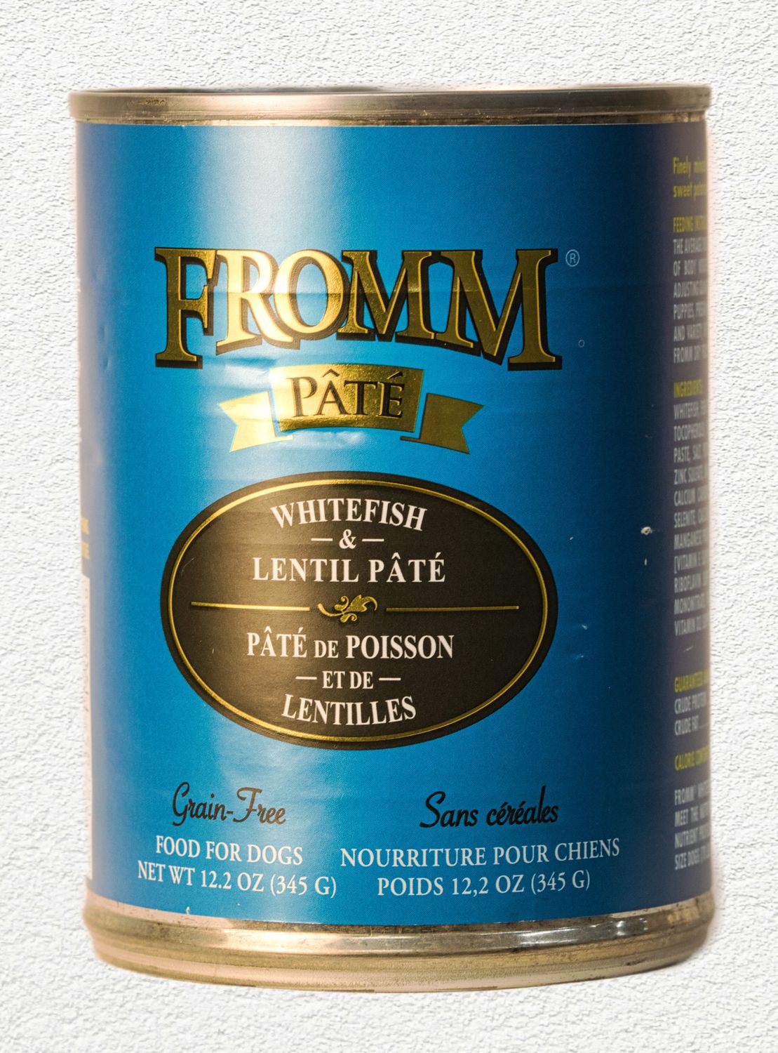 Fromm Pâté Whitefish & Lentil Canned Dog Food 12.2 oz - Store ...
