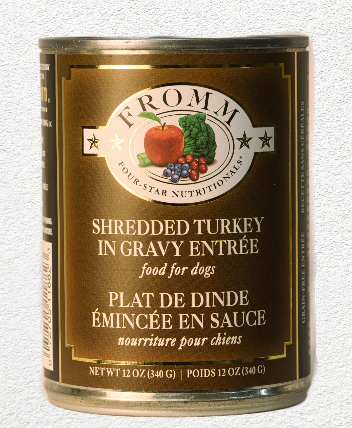 Fromm Four-Star Shredded Turkey in Gravy Entrée Canned Dog Food 12 oz ...